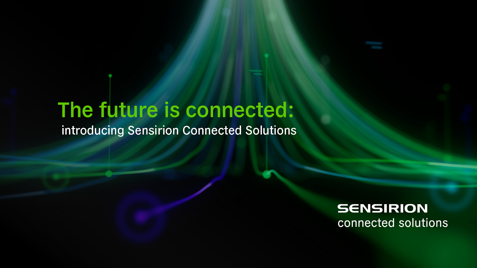 Sensirion Connected Solutions - connecting the future